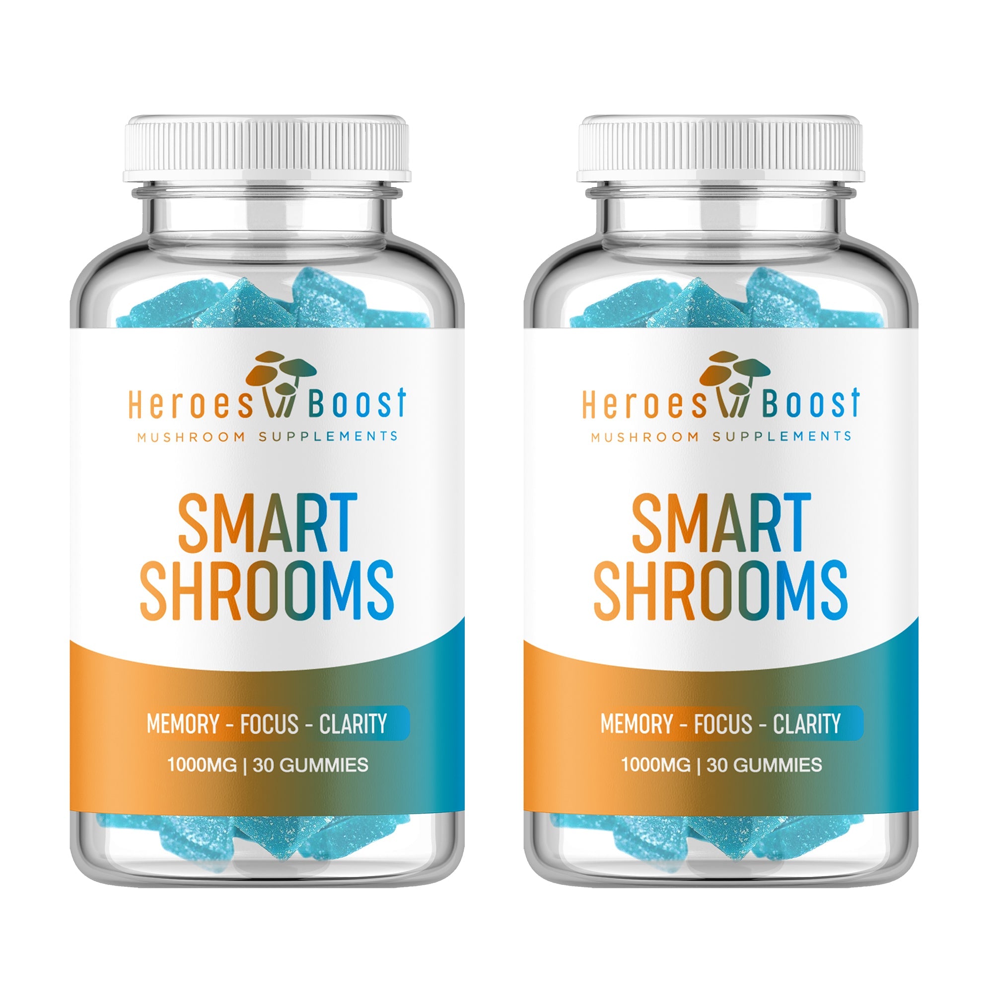 Heroes Boost Smart Shrooms - Nootropic Mushroom Supplement for Memory,